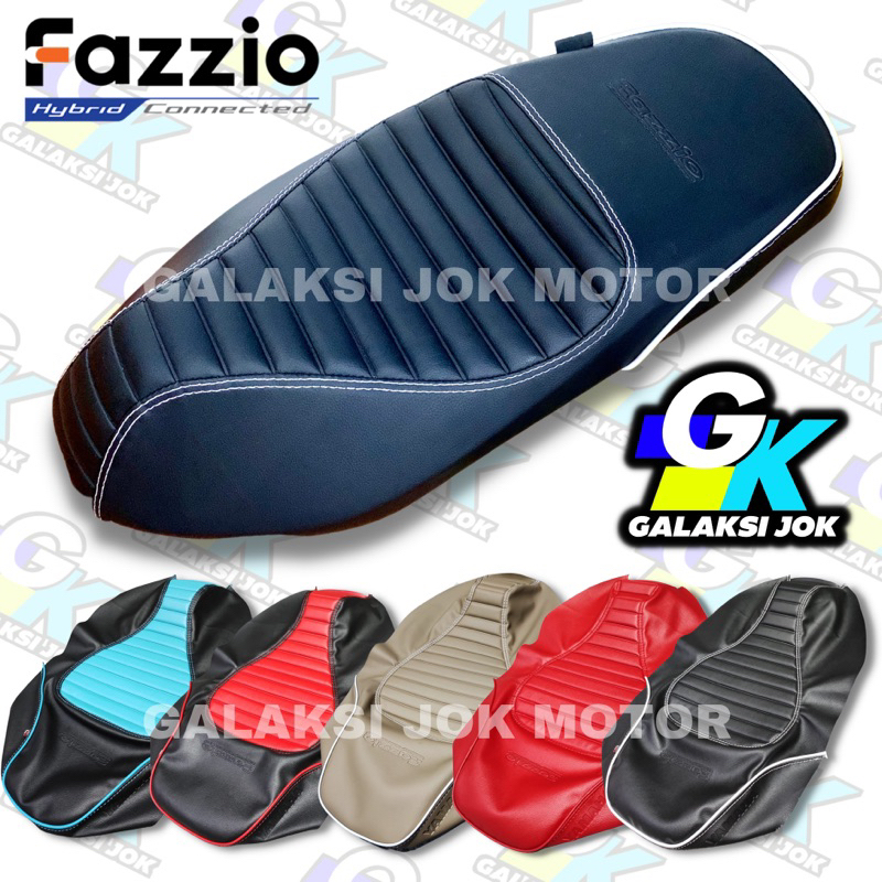 Jual Kulit Jok Motor / Sarung Jok Motor Yamaha Fazzio Caferacer Custom ...