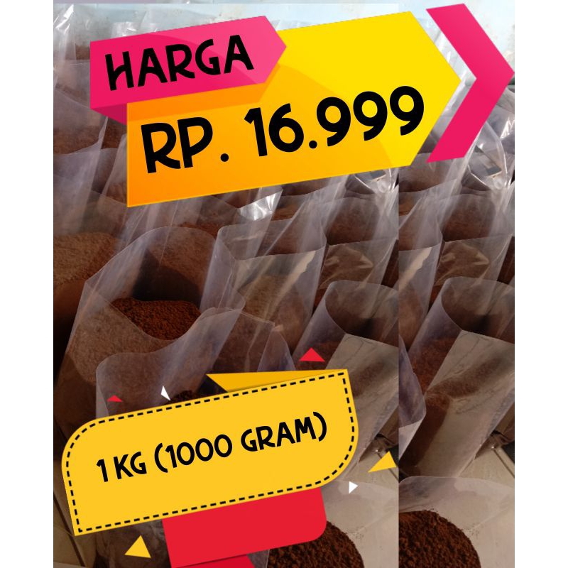Jual PROMO Kopi Bubuk Hitam Loss 1 kg ( 1000gr ) Kwalitas Super ...