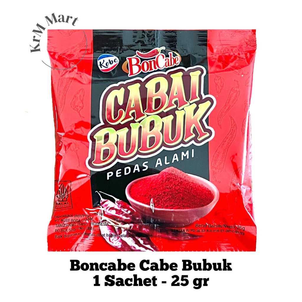 Jual Boncabe Cabai Bubuk 1 sachet cabe lombok pedas gochugaru gocugaru ...