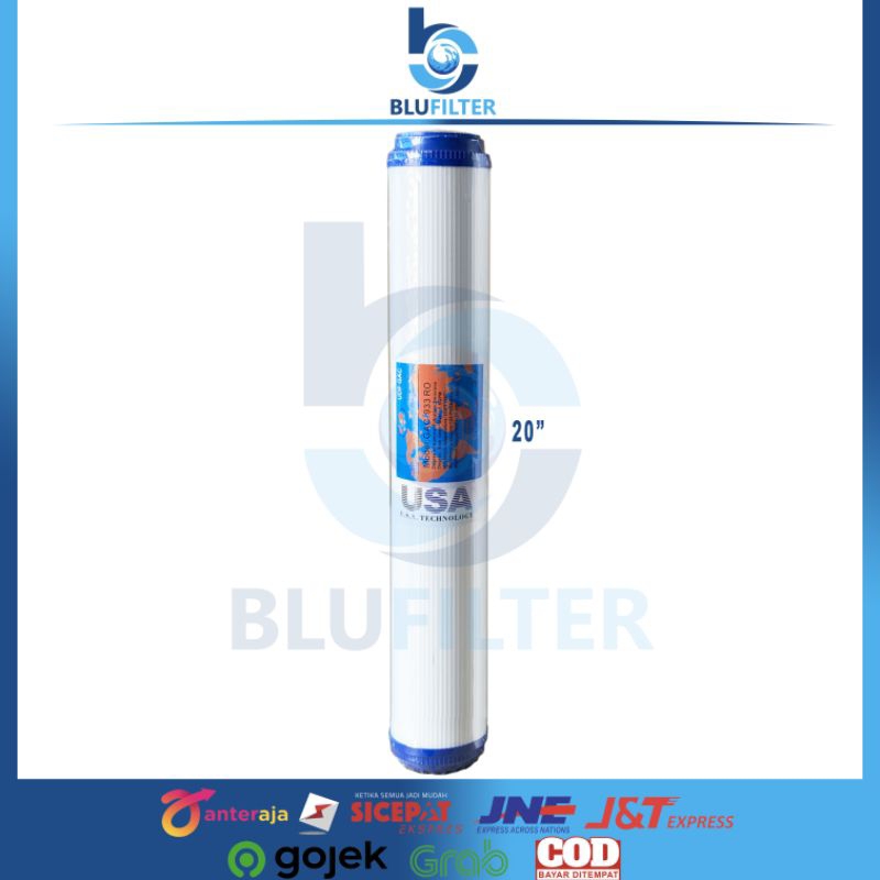Jual CARTRIDGE FILTER AIR GAC USA 20” / GRANULAR ACTIVATED CARBON 20 ...