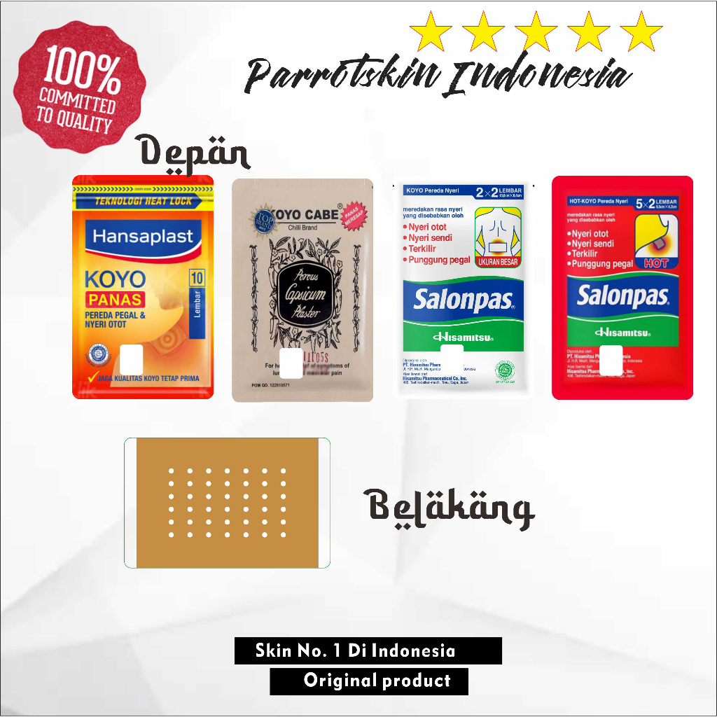 Jual Sticker Skin Card ATM Emoney Flazz Koyo Salonpas Hansaplast 2 Sisi ...