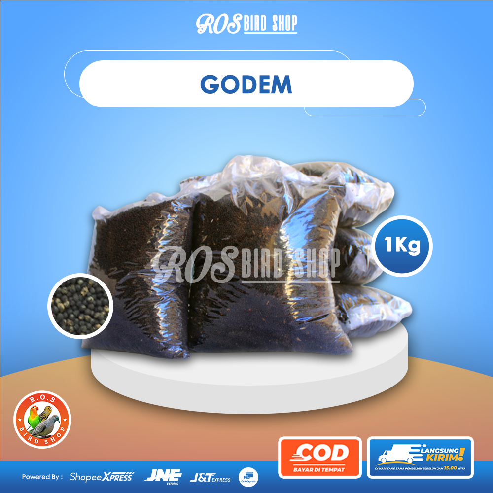 Jual 1KG Godem Pakan Burung PERKUTUT BERSIH Sudah Dicuci dan Ditampi ...