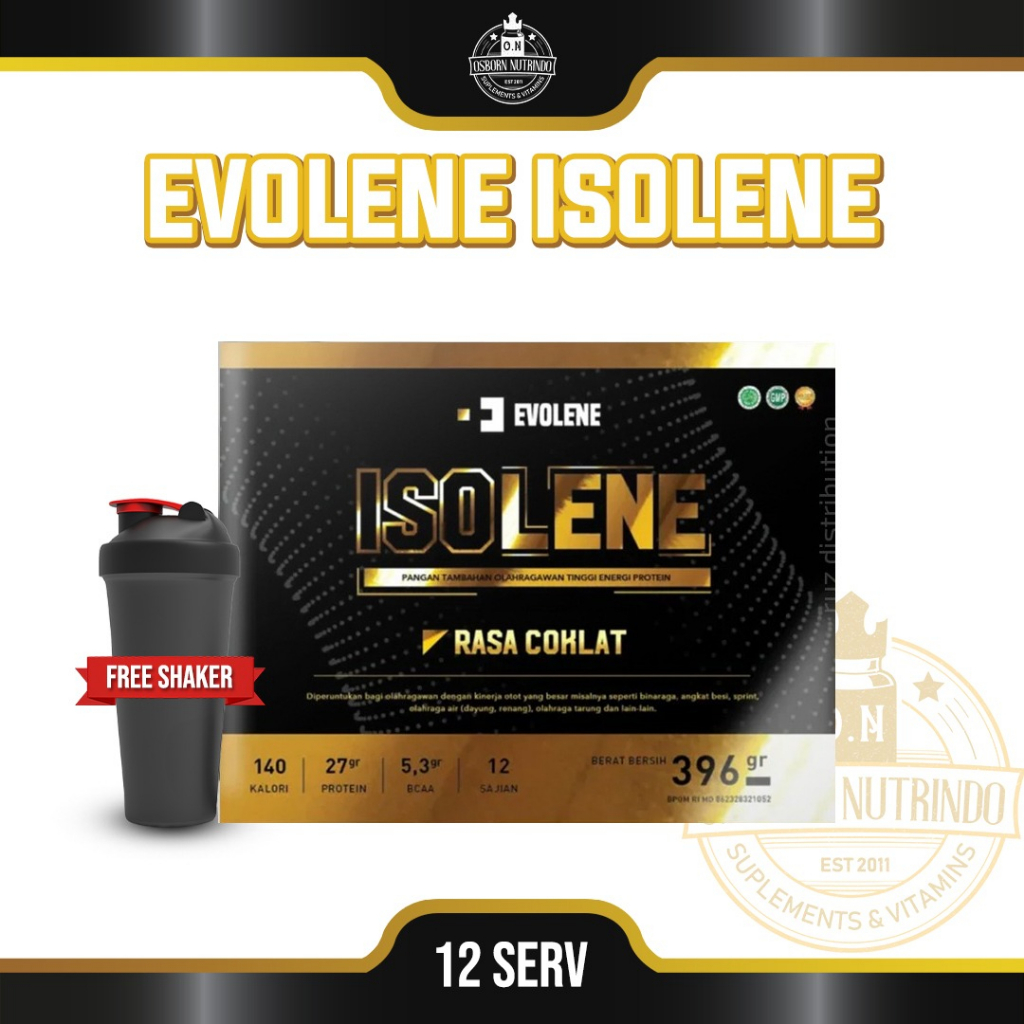 Jual EVOLENE - ISOLENE 1 BOX 12 Sachet | Shopee Indonesia