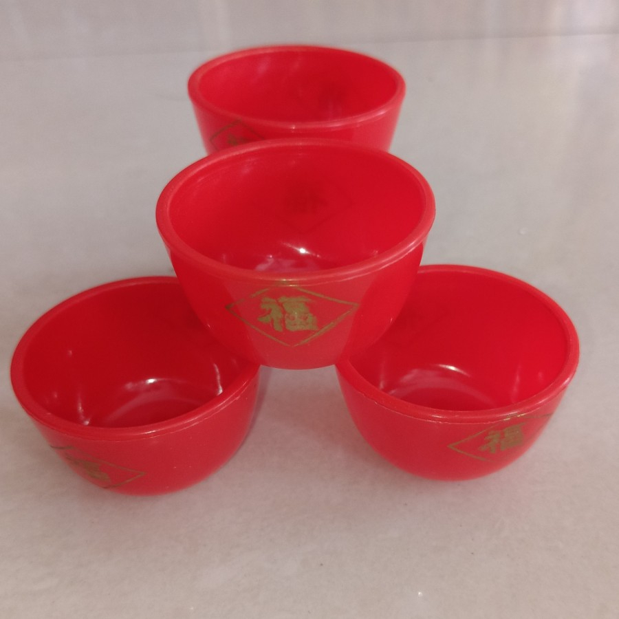 Jual Gelas Plastik Merah FU kecil Per pcs | Shopee Indonesia