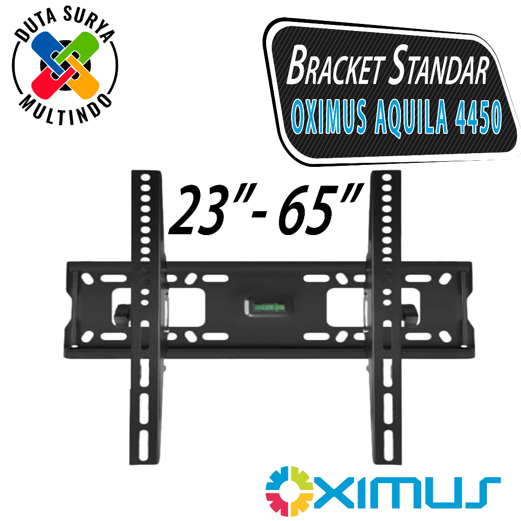 Jual bracket tv standar oximus aquila 4450 ukuran 23 sampai 65 inch ...