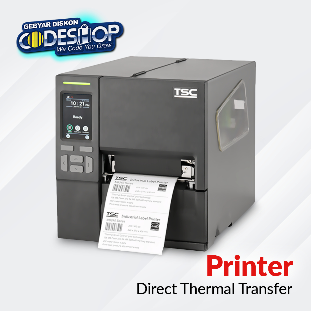 Jual TSC MB240t Industrial Printer Label Barcode Direct Thermal ...