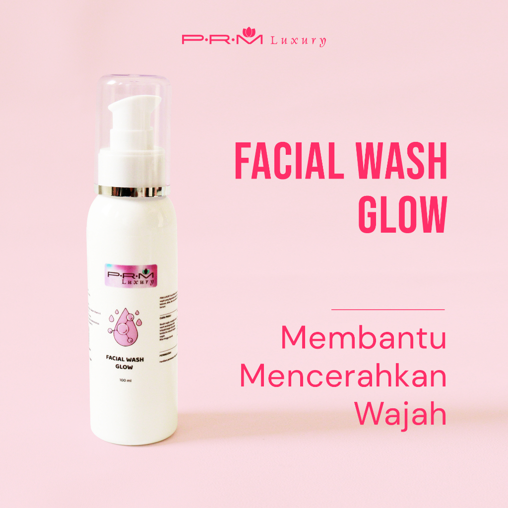 Jual FACIAL WASH GLOW PRM LUXURY BPOM/sabun wajah/sabun glowing ...