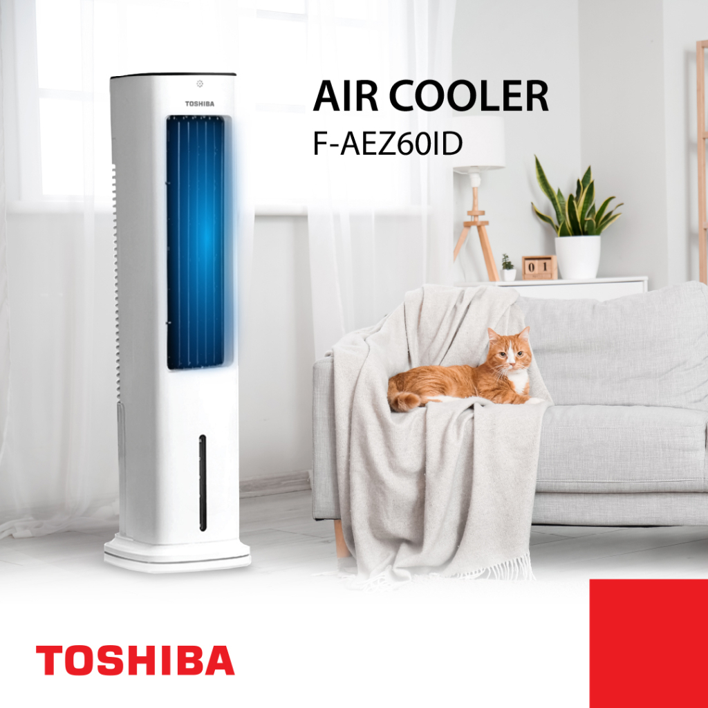 Jual Toshiba Tower Fan Air Cooler F-AEZ60ID Kapasitas 5 Liter | Shopee ...