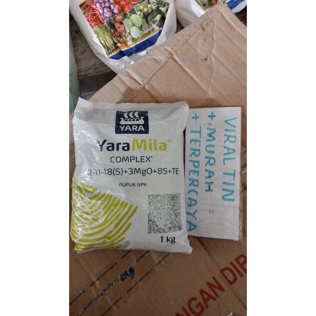 Jual PUPUK YARA MILA complex 16 16 16 isi 1 KG KEMASAN PABRIK NPK YARA ...