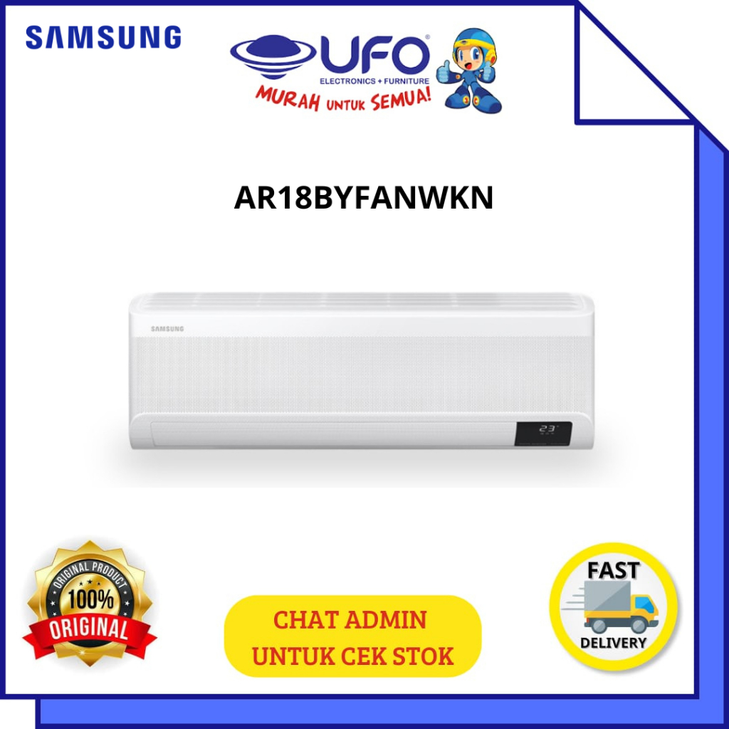 Jual SAMSUNG AR18BYFANWKNSE AC WindFree™ Lite with Digital Inverter 2 PK | Shopee Indonesia