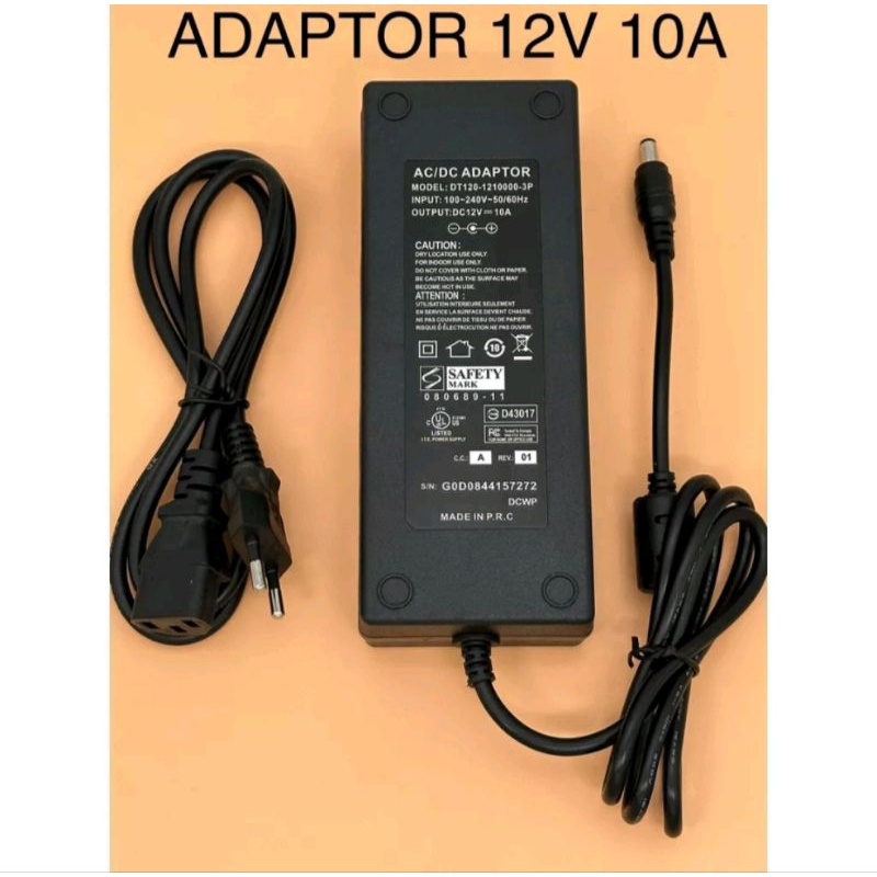 Jual ADAPTOR ORIGINAL POWER SUPPLY 12V 10A ORI | Shopee Indonesia