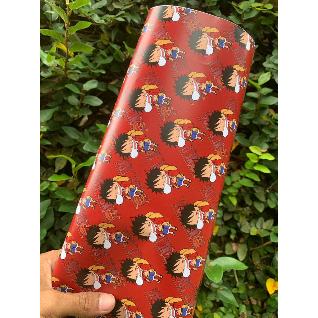 Jual Kertas Kado One Piece, Menerima Custom Wajah Ucapan, cetak gift ...