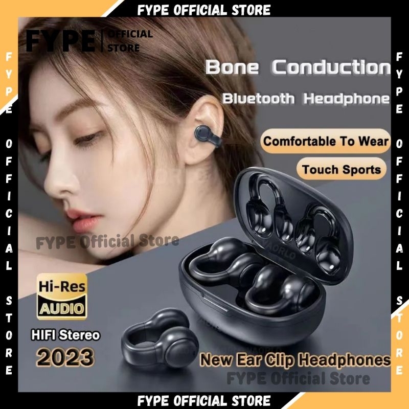 Jual FYPE Earphone 5.3 Bluetooth Konduksi Tulang Anting-Anting ...