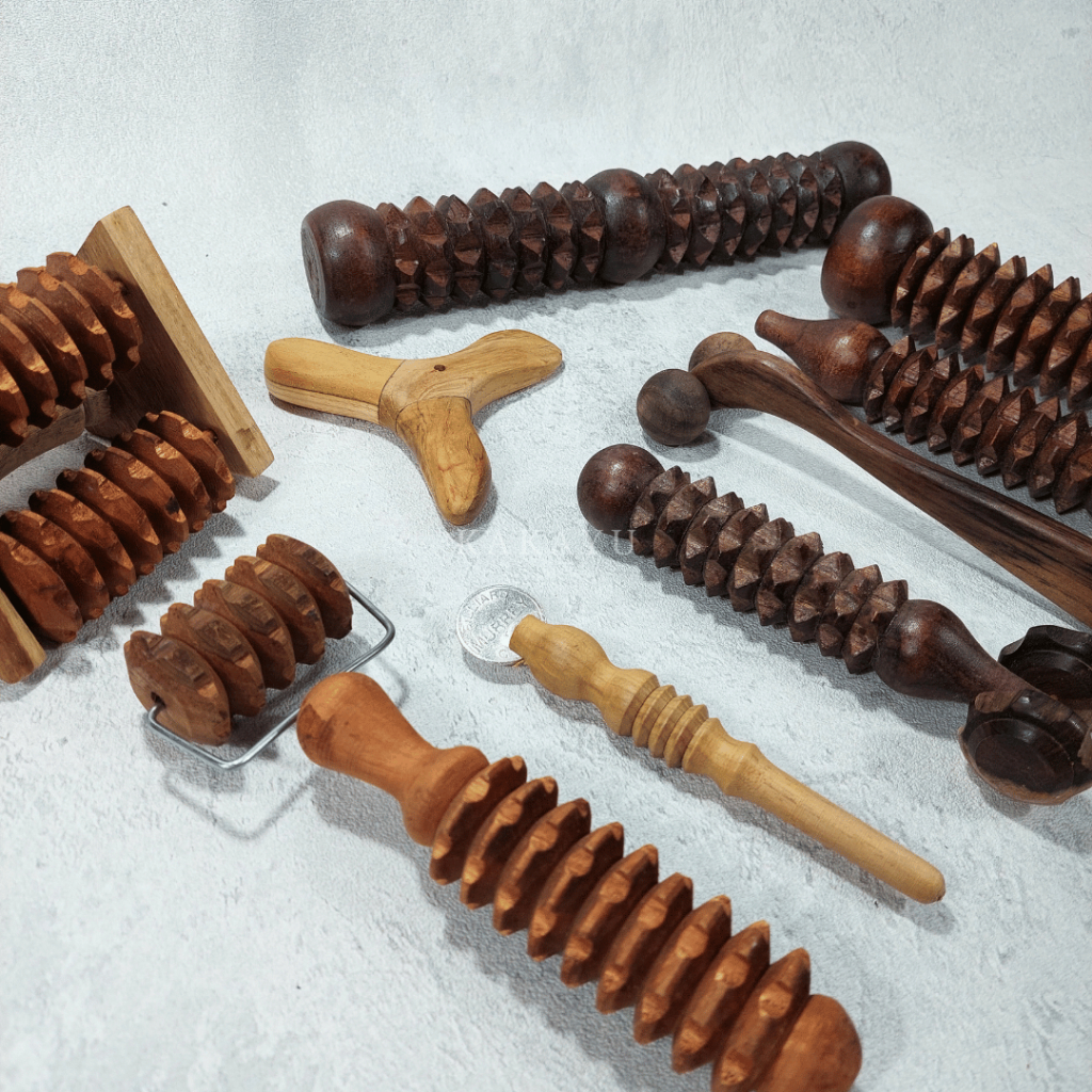 Jual Alat Pijat Refleksi Terapi Tradisional Kayu Roll Kaki Gerigi ...