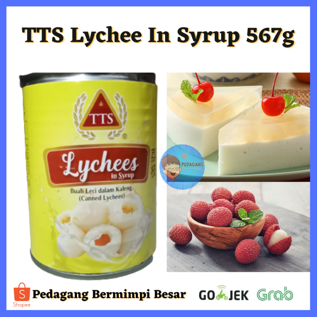 Jual TTS Lychee In Syrup 567g/ Leci Kaleng / Lychees In syrup 567gr ...
