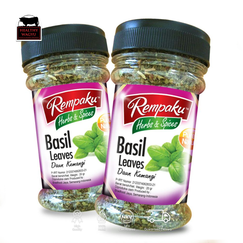 Jual Basil Leaves / Daun Basil Kering / Premium Quality / Rempaku 20gr ...