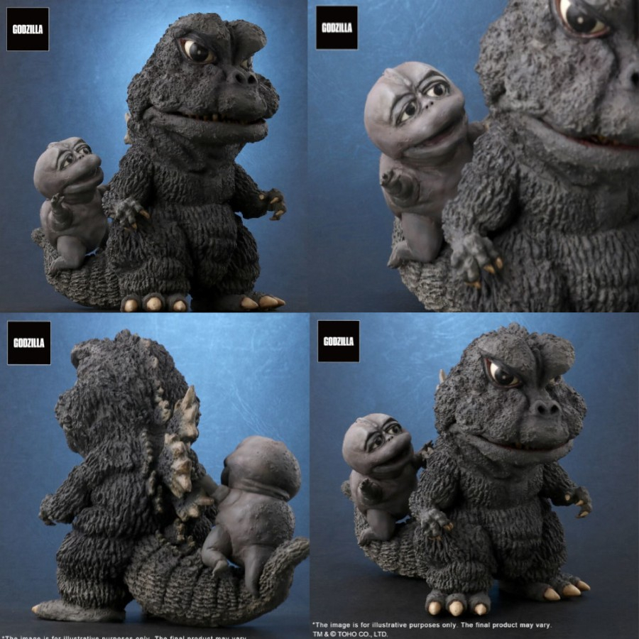 Jual Plex X Plus Deforeal Godzilla 1967 And Minilla Limited Shonen Ric ...