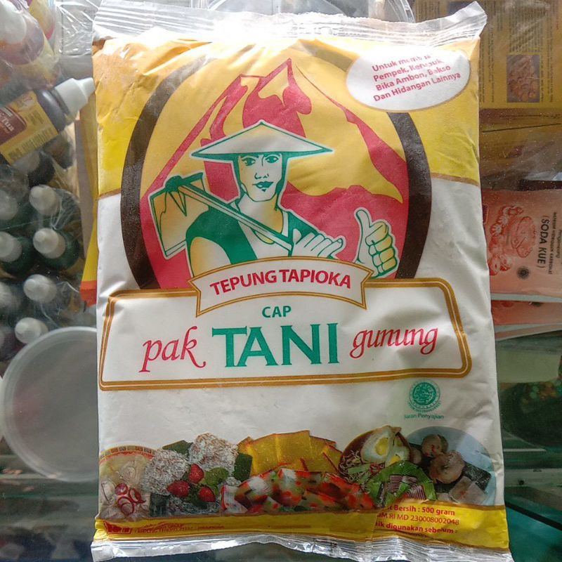 Jual Tepung Tapioka Cap Pak Tani Gunung 500gr | Shopee Indonesia