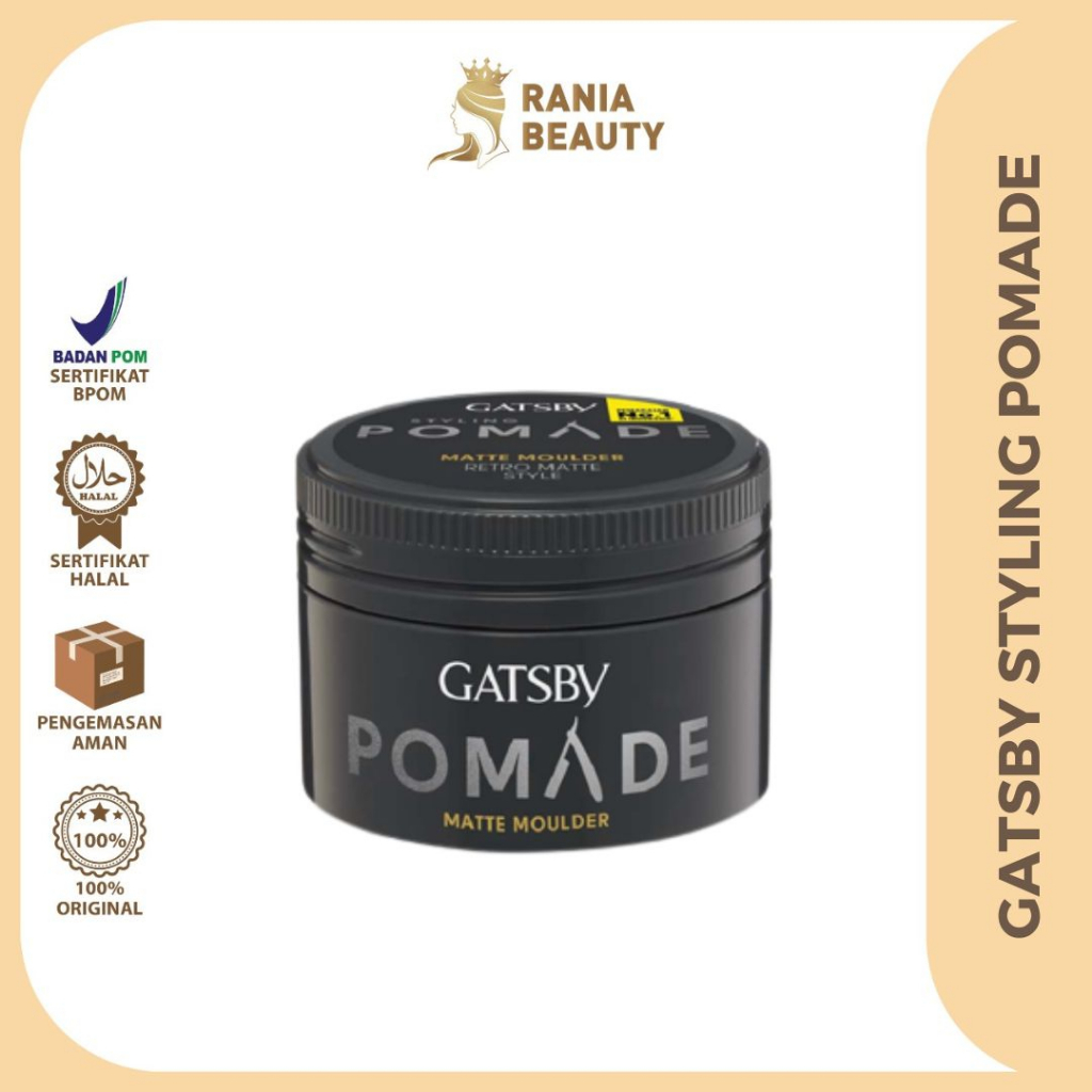 Jual Gatsby Styling Pomade Penata Rambut ~ Rania Beauty | Shopee Indonesia