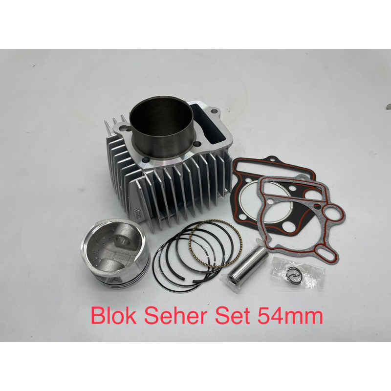 Jual Blok Seher Piston BORE UP 54mm SET Minimoto | Mini Trail | ATV ...