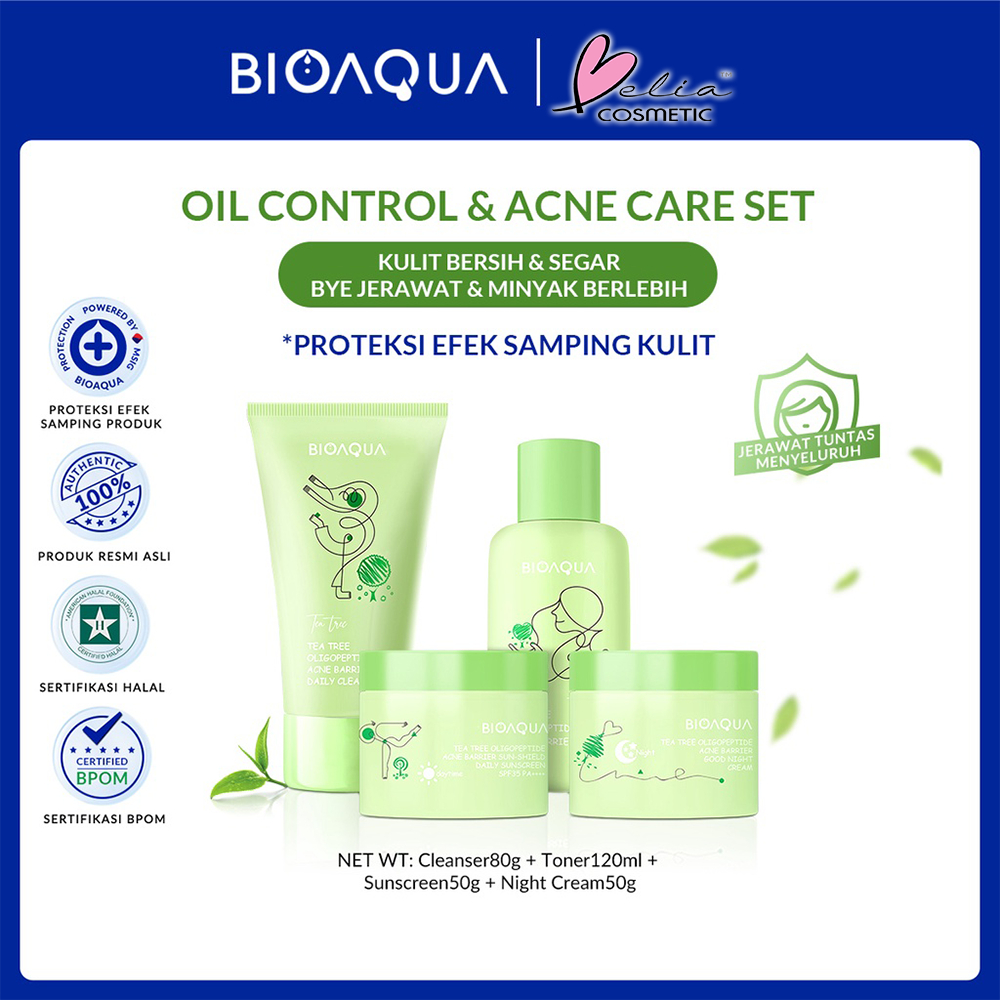Jual BELIA BIOAQUA Skincare Set | Body Care Series Set | Hair Care ...