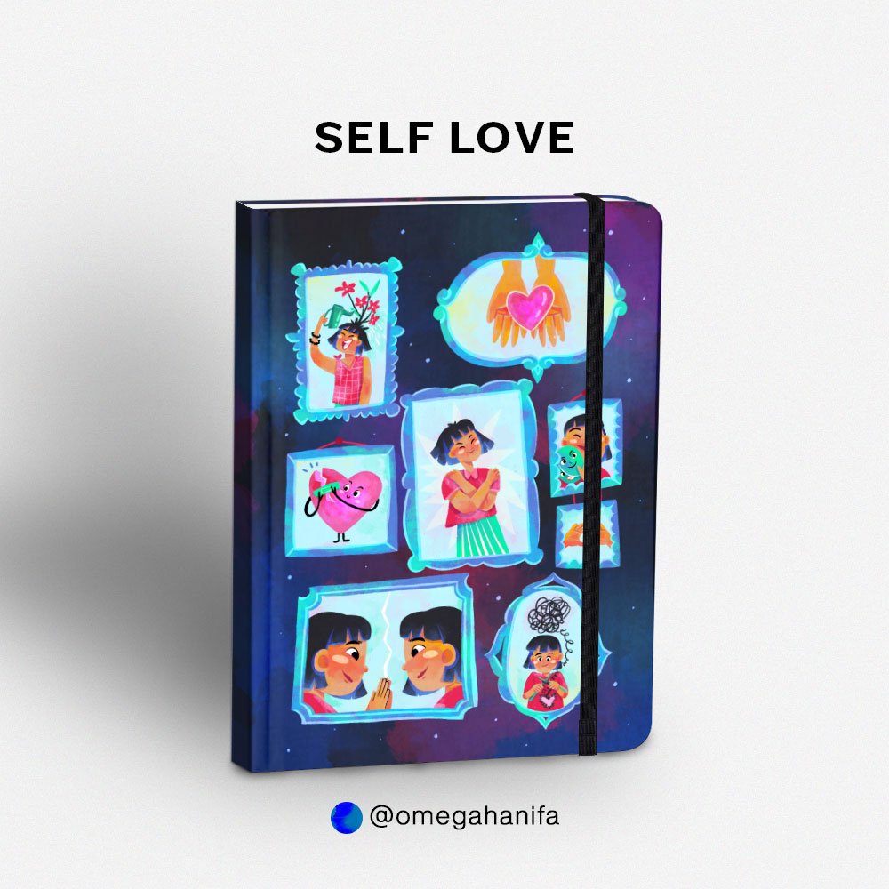 Jual Life Plan Journal - Dotted Notebook "Self Love" x @omegahanifa ...