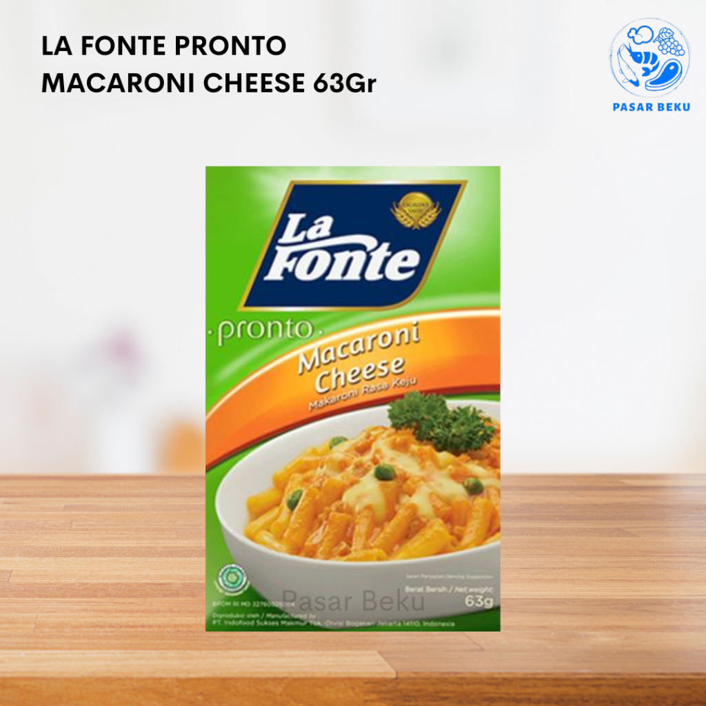Jual La Fonte Pronto Macaroni With Cheese Flavour 63gr Makaroni Rasa ...