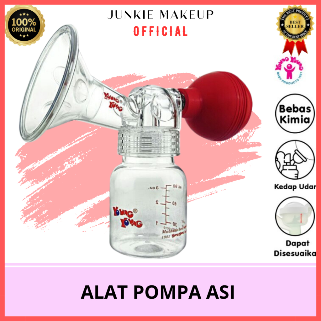 Jual Pumping Asi Manual/ Alat Pompa Asi Young Young Kedap Udara Breast ...