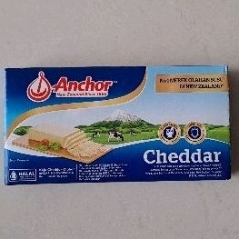 Jual Anchor Cheddar Block Cheese 150gr keju | Shopee Indonesia