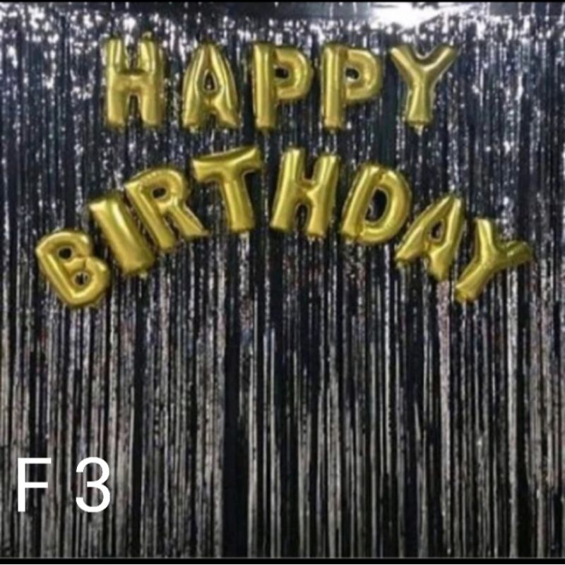 Jual Tirai Foil,Background Ulang Tahun,Slinger Curtain Foil,Backdrop ...