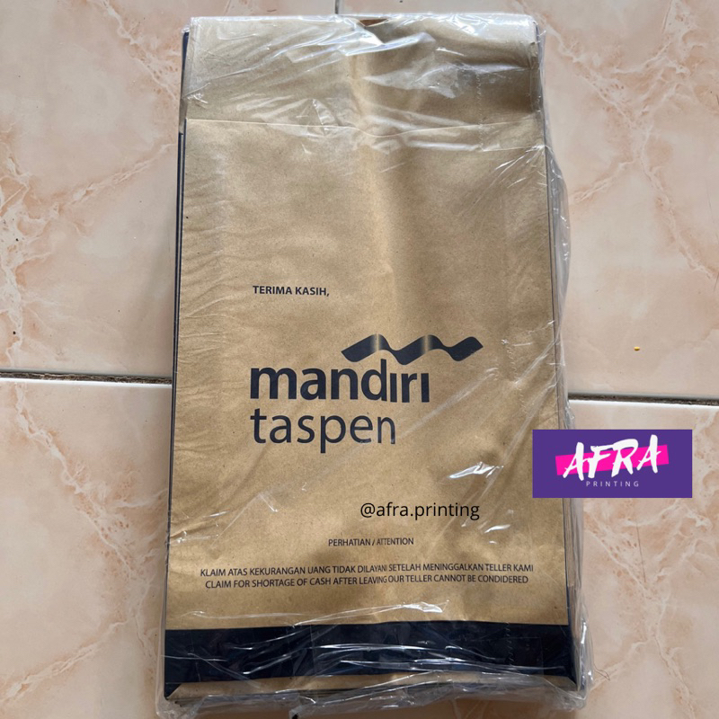 Jual Kantong Map Uang Besar Bank Mandiri | Shopee Indonesia