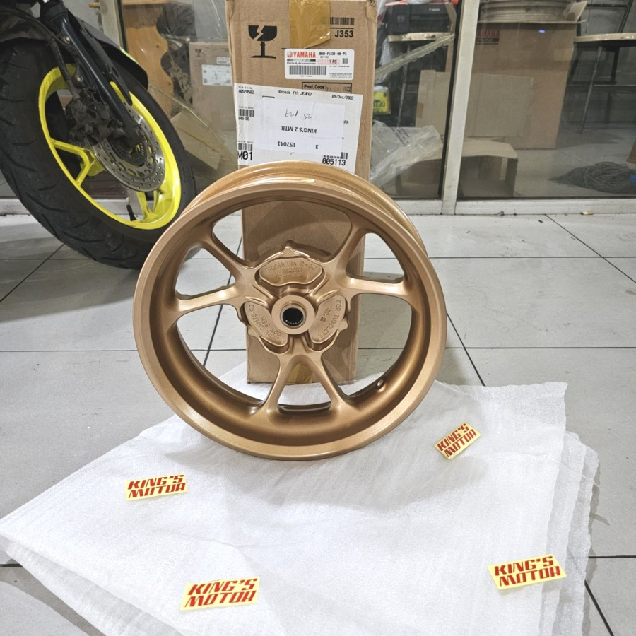 Jual PELEK VELG RACING BELAKANG ALL NEW NMAX N MAX CONNECTED GOLD B6H ...