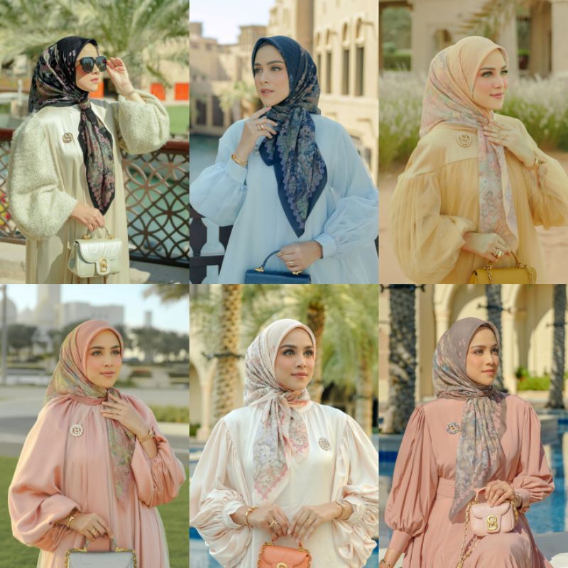 Jual NEW HIJAB Button Scarves AL-QASR | Shopee Indonesia