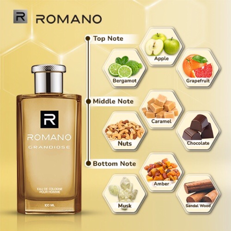 Jual Romano Perfume for Men 100ml | Shopee Indonesia