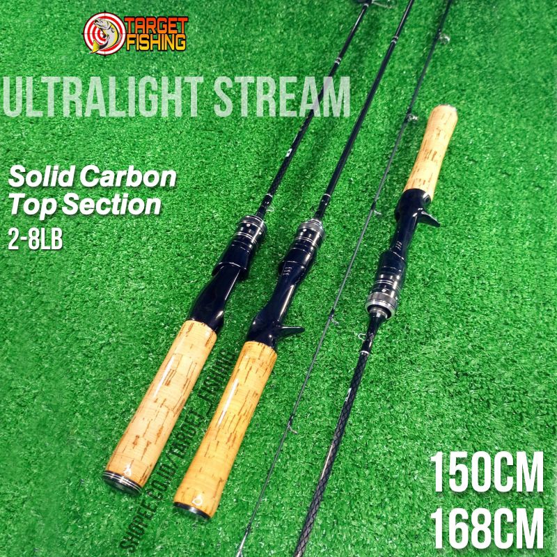 Jual Stream Rod UL 2-8lb Carbon Solid 150cm 168cm 180cm | Shopee Indonesia