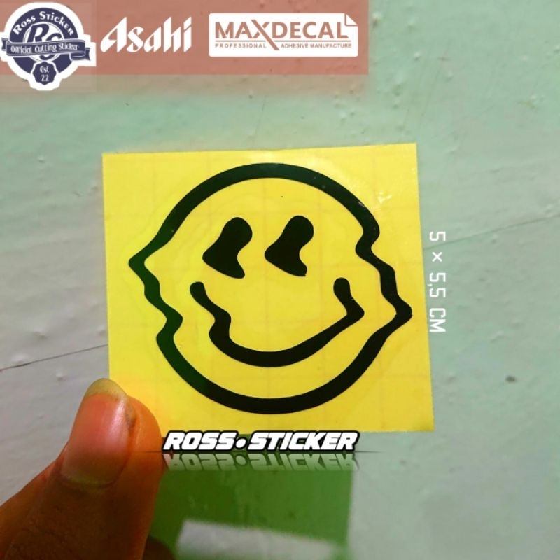 Jual error smile cutting sticker, stiker cutting emoticon smile terbaru ...