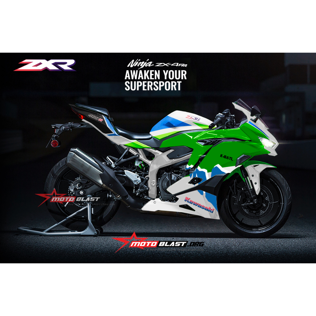 Jual Decal Stiker ZX4RR Livery ZXR400 V2 Full Body Motoblast | Shopee ...