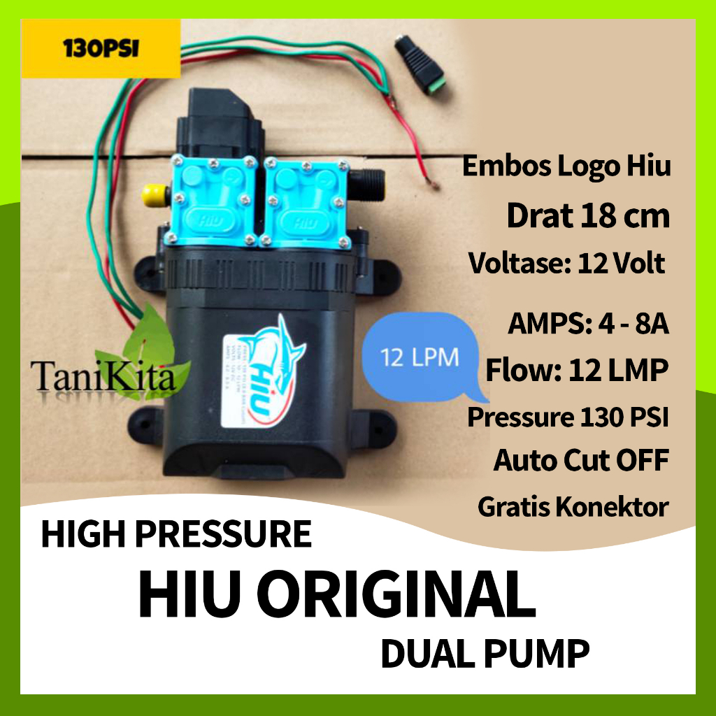 Jual DINAMO POMPA AIR STEAM JET CLEANER DC 12 VOLT 100 PSI 5 LPM ...