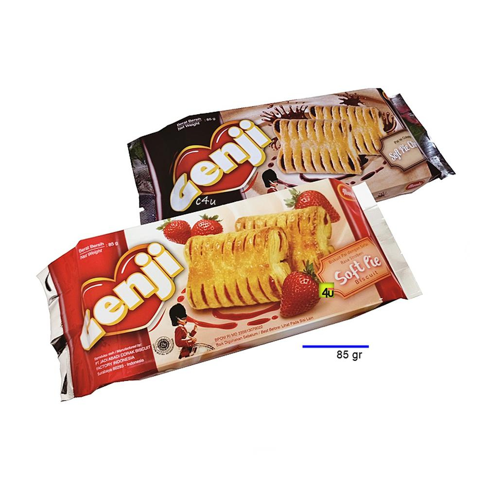 Jual Genji Soft Pie Rasa Chocolate dan Strawberry 85 gr | Shopee Indonesia