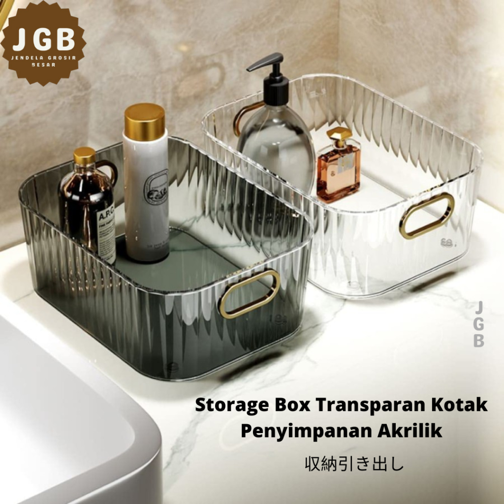 Jual Storage Box Transparan Kotak Penyimpanan Akrilik - Storage Drawer ...