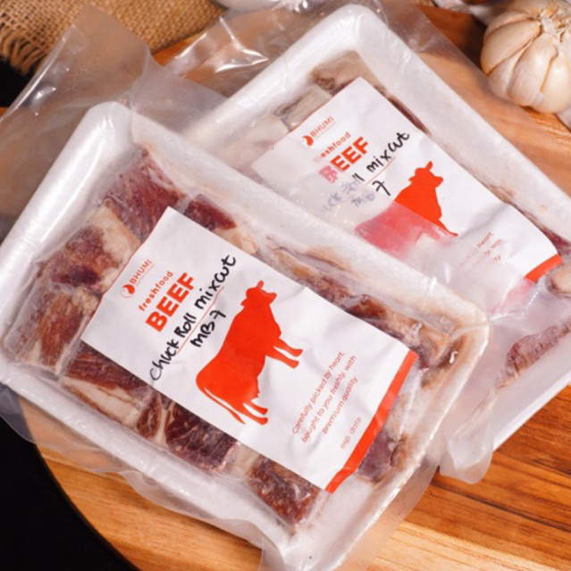 Jual SLICED WAGYU YAKINIKU CHUCKROLL MIX CUT MB7 200GR PACK | Shopee ...