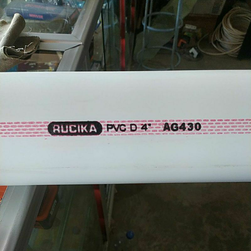Jual Pipa Plaron 4 inch merk RUCIKA & QUAD D - Pipa PVC PER METER ...