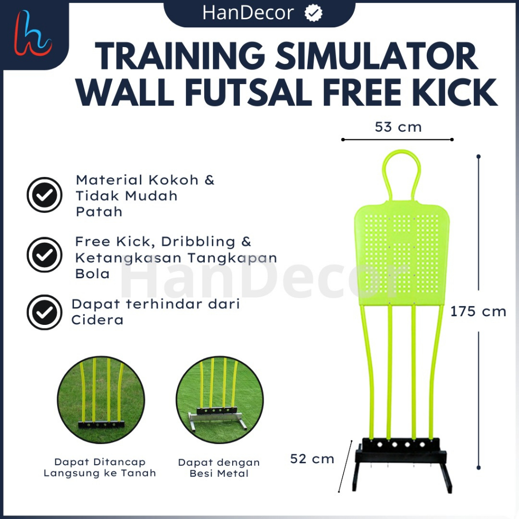 Jual Tiang Free Kick Wall | Alat Simulator Dummy Football | Alat ...