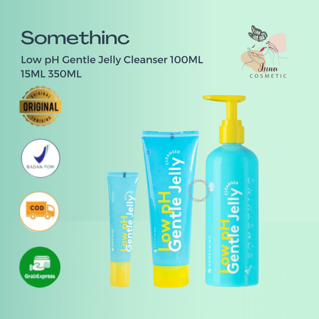 Jual SOMETHINC Low pH Gentle Jelly Cleanser 100ML 15ML 350ML | Shopee ...