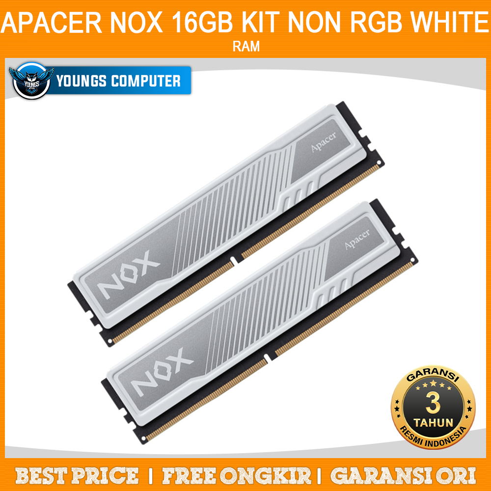 Jual Ram Apacer Nox Ddr4 16gb Kit 3200mhz White Longdimm 2x8gb Ddr4