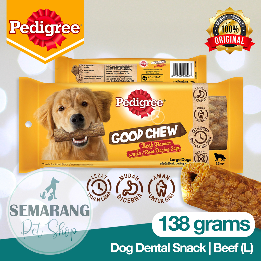 Jual PEDIGREE Good Chew Beef Large 138gr | Snack Dental Anjing | Dog ...