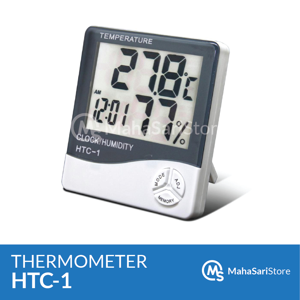 Jual HTC-1 Termometer / Thermometer Hygrometer / Higrometer Humidity ...