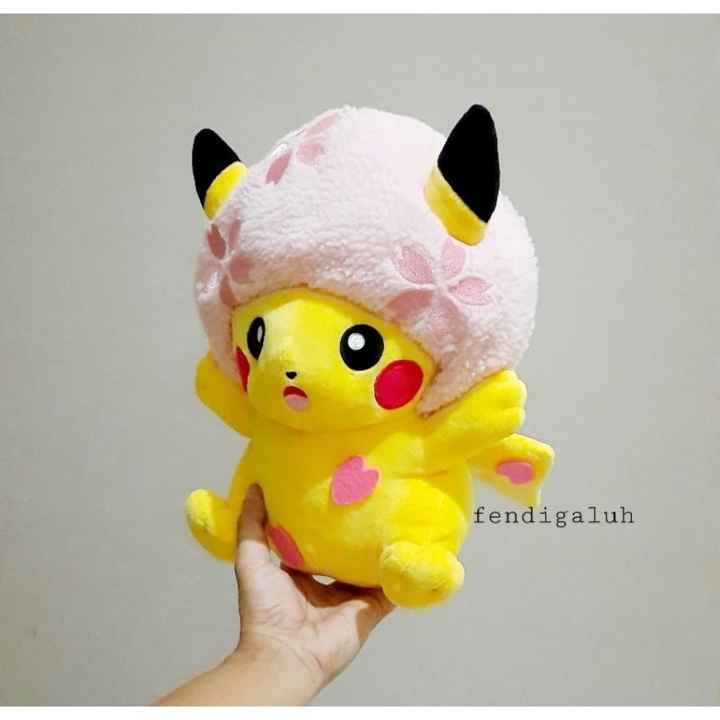 Jual Pikachu Cherry Blossom Original Size 30 cm/ Boneka Pikachu Sakura ...
