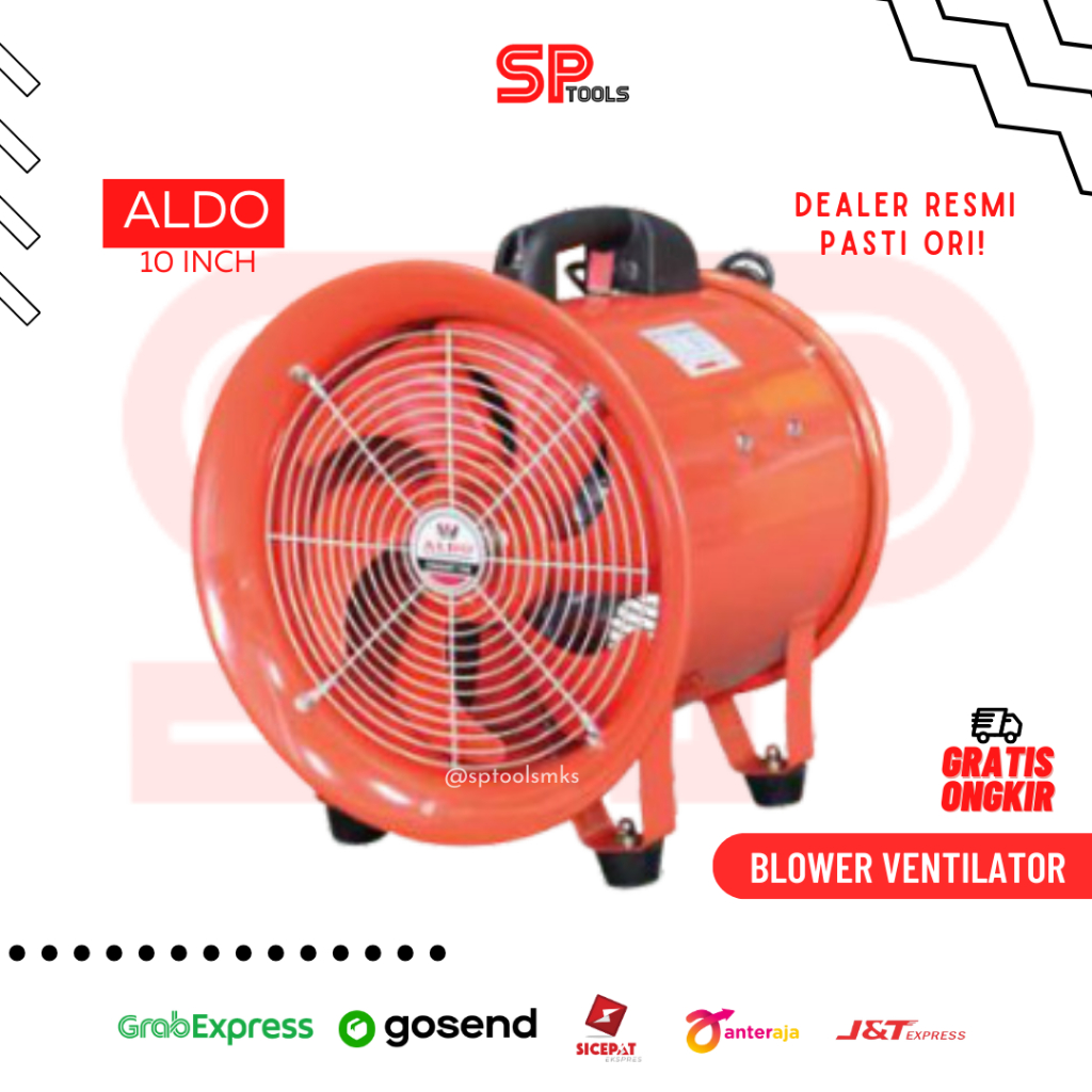 Jual BLOWER / PORTABLE EXHAUST FAN / AIR VENTILATION / VENTILATOR 10 ...