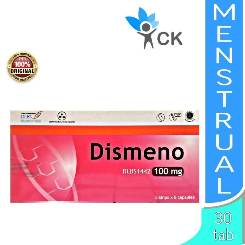 Jual DISMENO 100 MG BOX ISI 30 meredakan nyeri haid | Shopee Indonesia